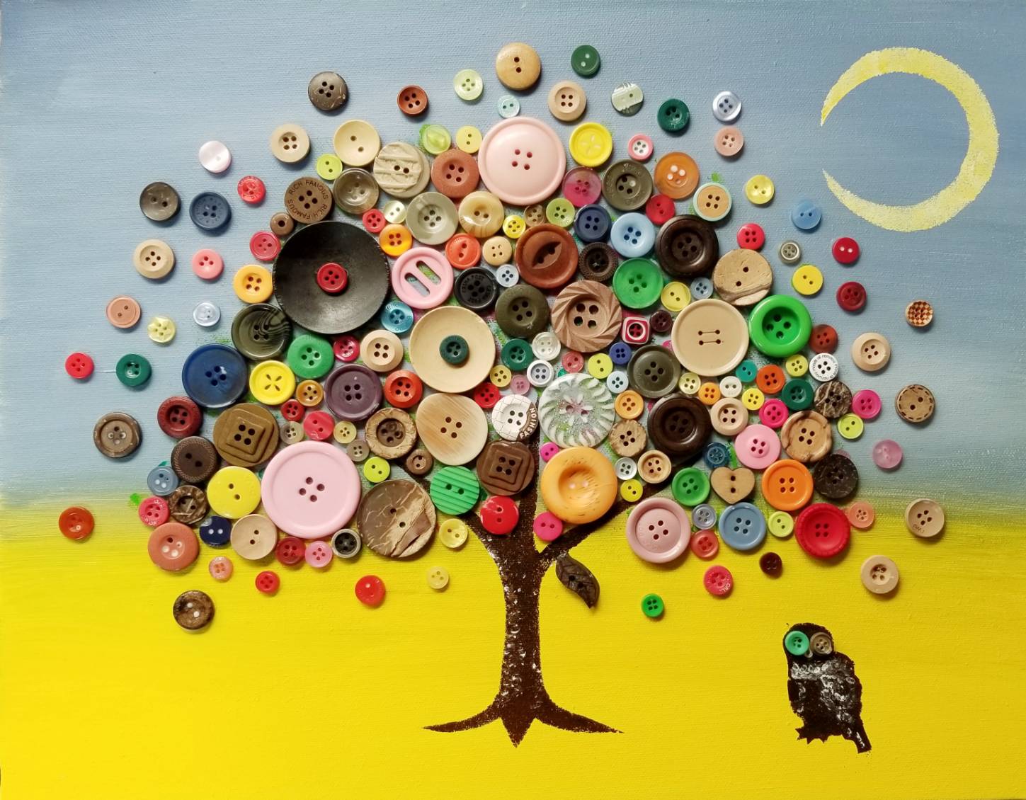 YOKOHAMA Kids Only Button Tree ボタンの木 – Artbar Tokyo – Paint and Wine ...